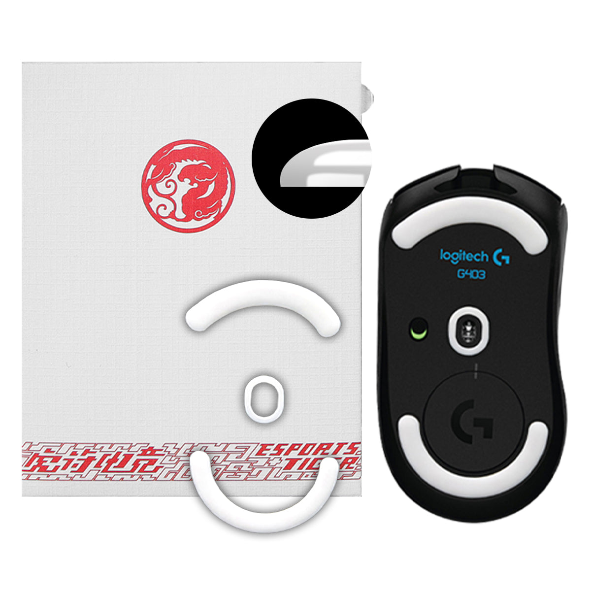 EspTiger Arc 2 Mouse Skates for Logitech G403 / G603/ G703 – Addice Inc