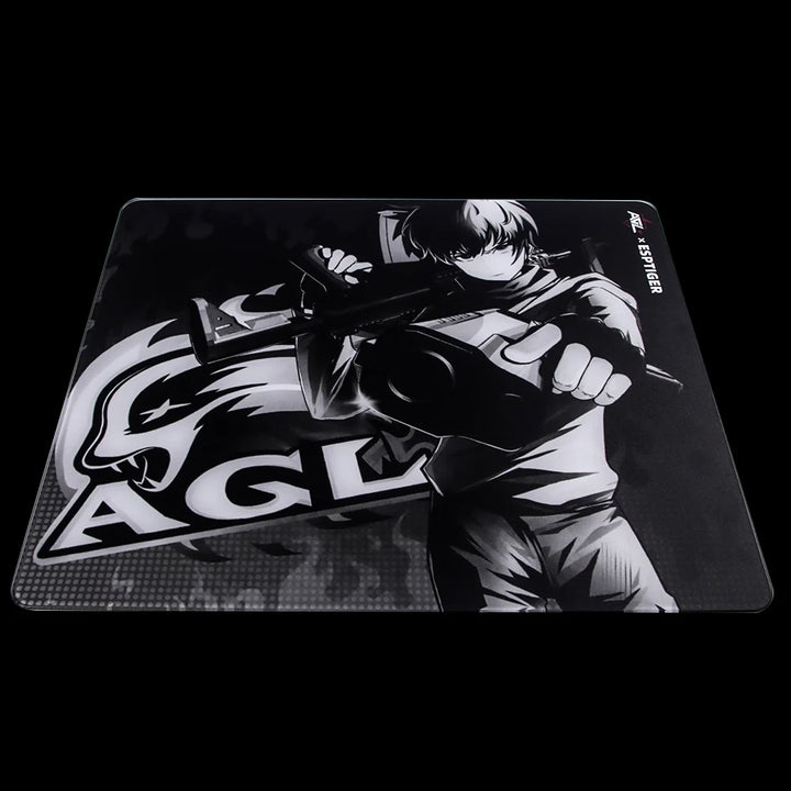 Esptiger Lotus Black AGL Edition | Glass | Gaming Mousepad – Addice Inc
