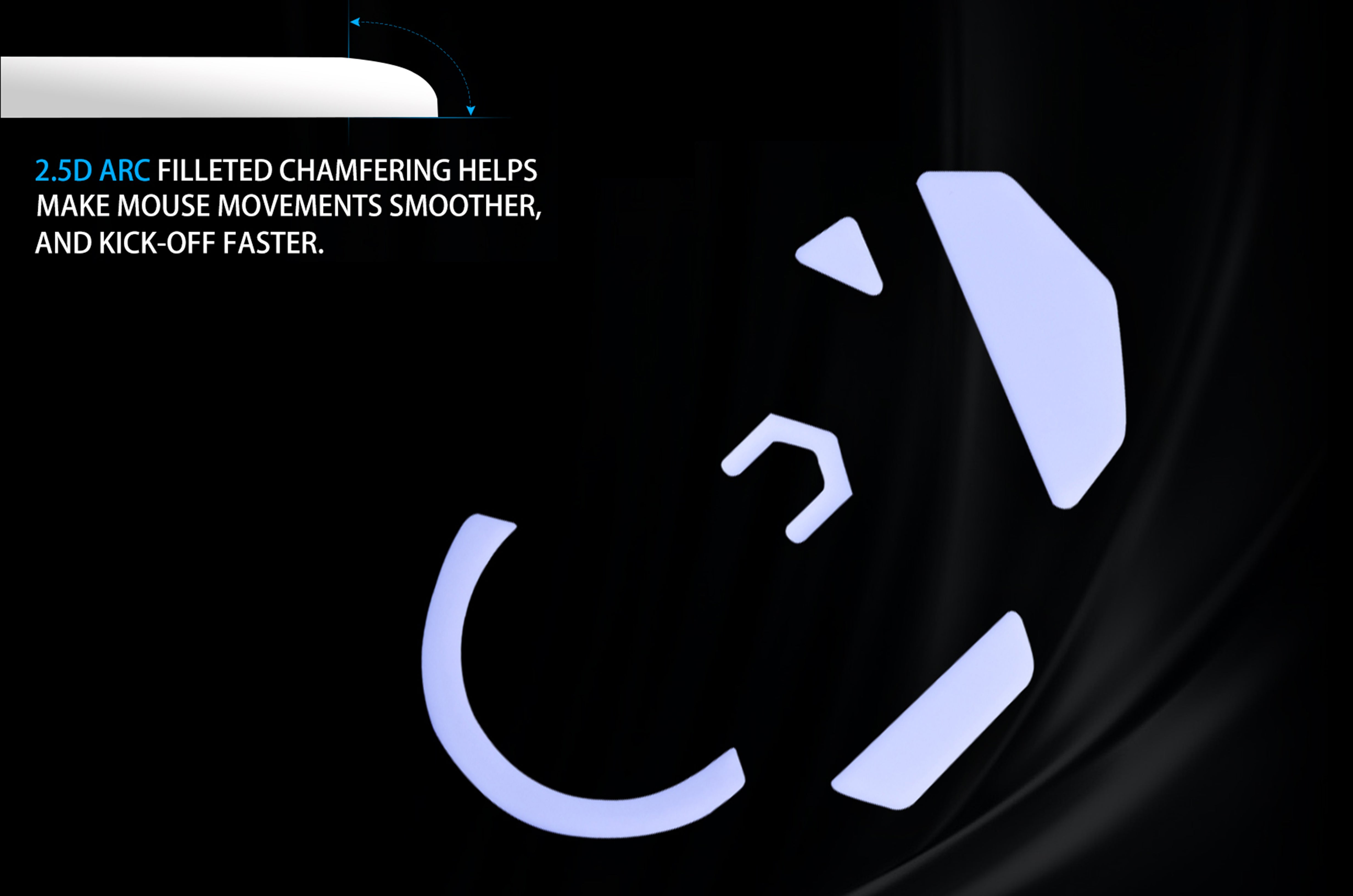 EspTiger Arc 1 Mouse Skates for Logitech G502 LIGHTSPEED – Addice Inc