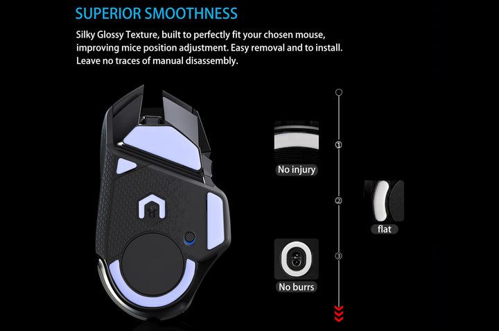 EspTiger Arc 1 Mouse Skates for Logitech G502 LIGHTSPEED – Addice Inc