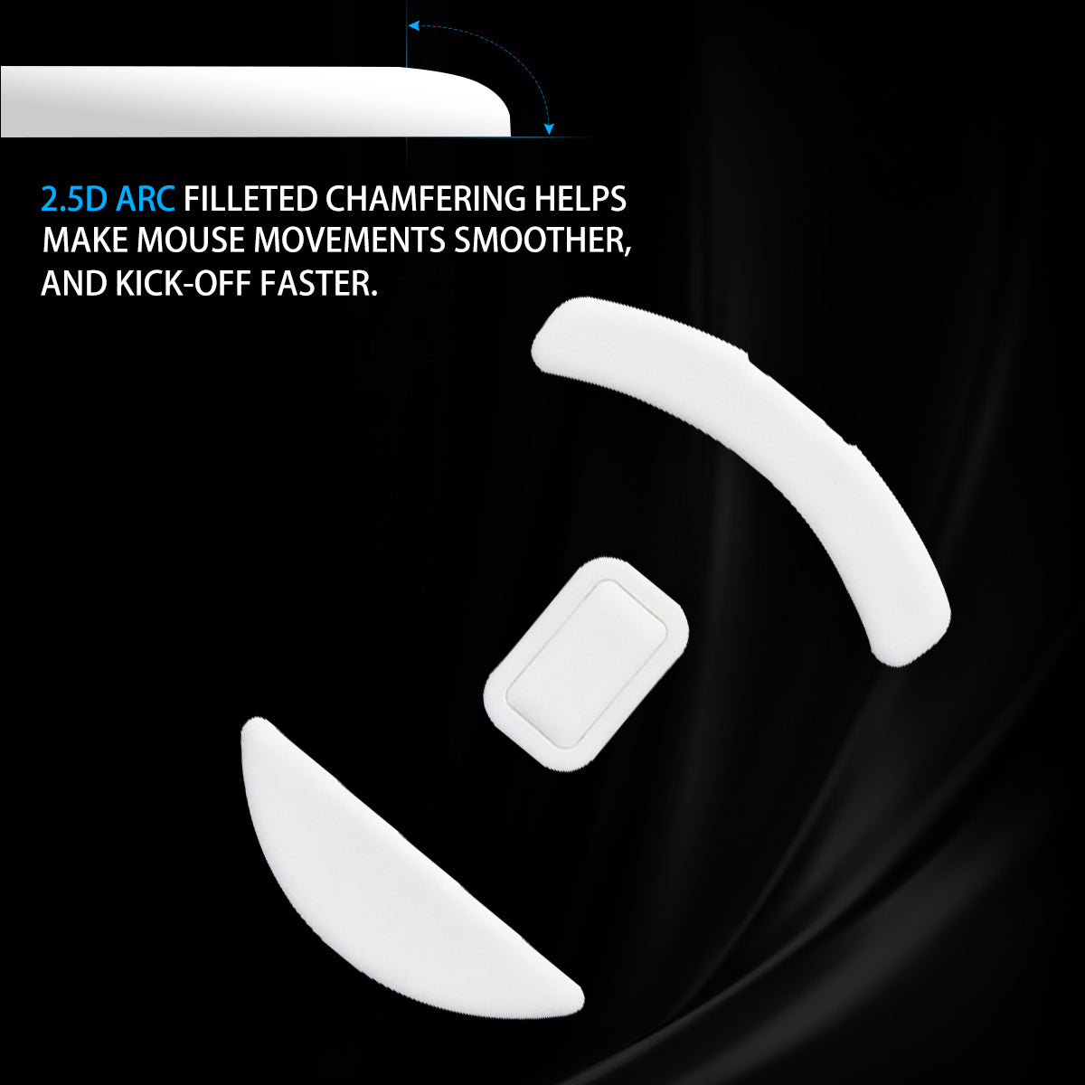EspTiger ICE Mouse Skates for Razer DeathAdder V2 – Addice Inc