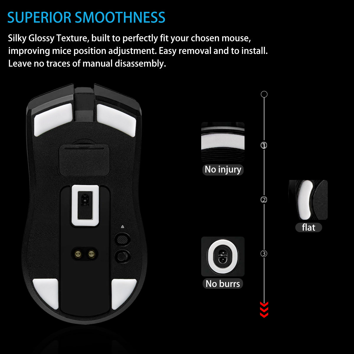 EspTiger ICE Mouse Skates for Razer Viper Ultimate – Addice Inc